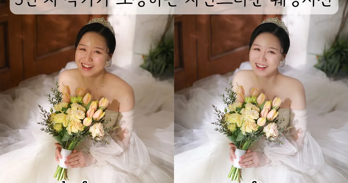 5년차 작가의 추가금 없는 자연스러운 웨딩사진 보정 마켓 서비스 커머스 숨고 숨은고수