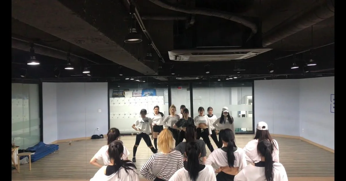 걸그룹 안무 시안 김한비 숨고 숨은고수