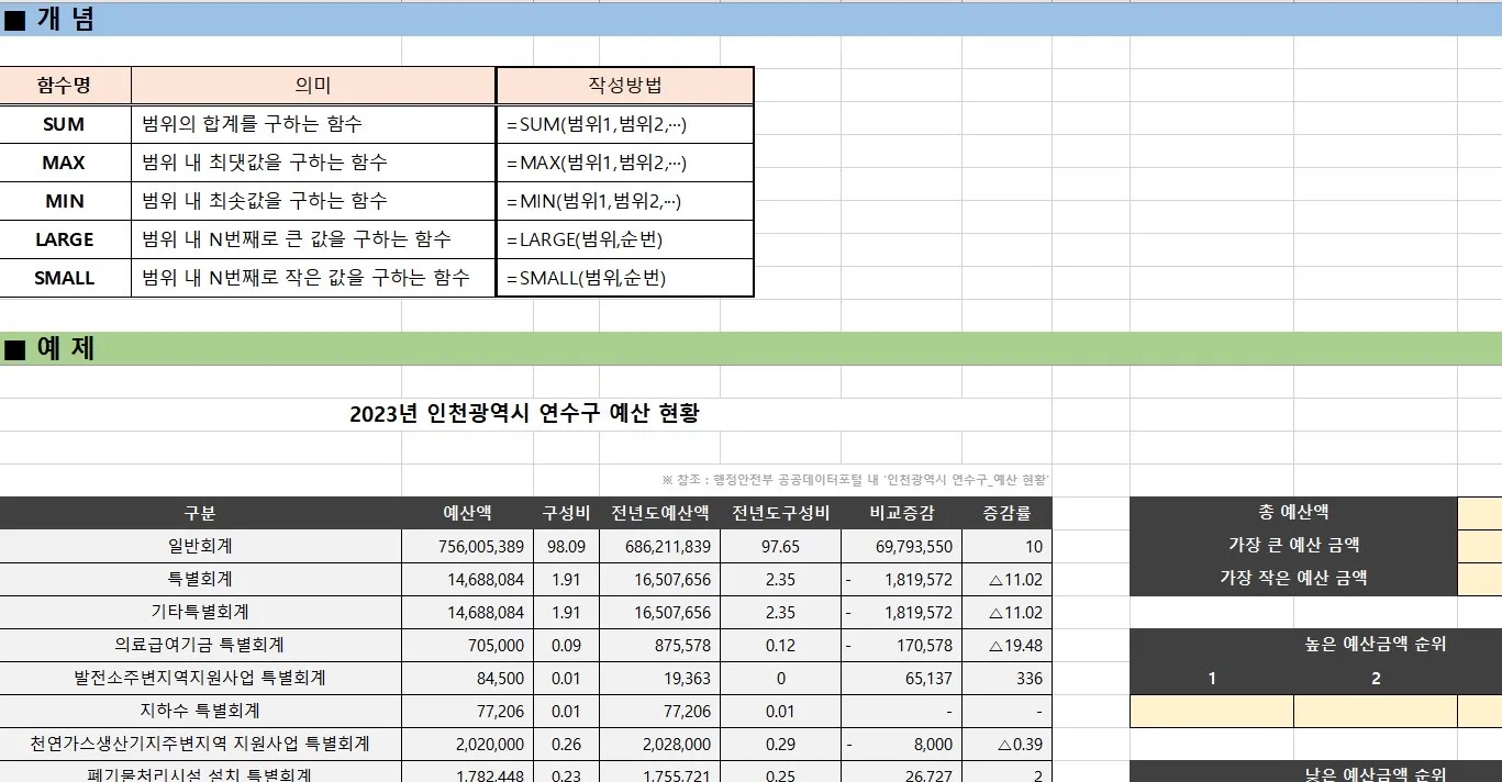 엑셀 수업 자료 엑셀파워포인트워드는 박쌤 숨고 숨은고수