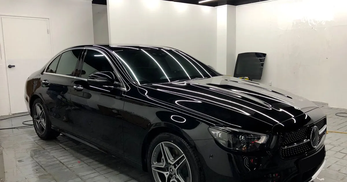 E250 선팅 작업 안소현 숨고 숨은고수