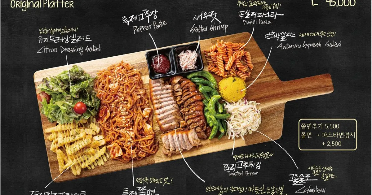메뉴판디자인 및 제작 효로롱 숨고 숨은고수