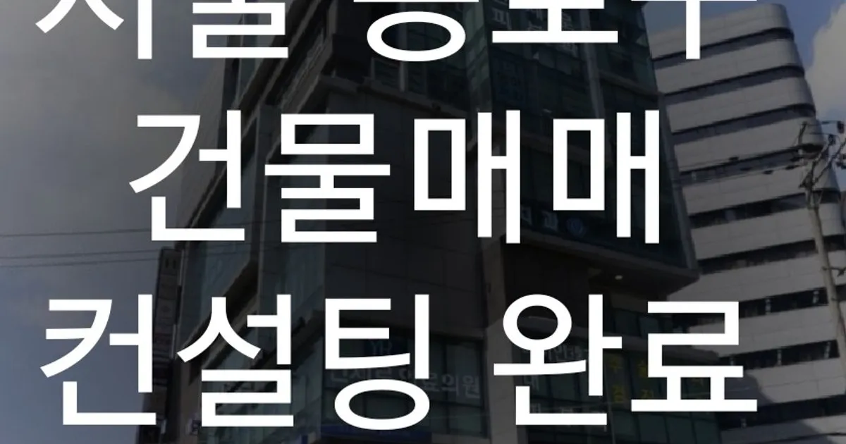 빌딩매매 컨설팅 완료 1000프로경매 숨고 숨은고수