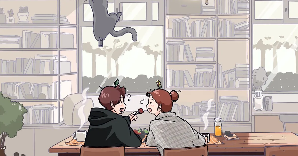 분위기 있는 커플 일러스트 등 그려요🖊 이민재 숨고 숨은고수
