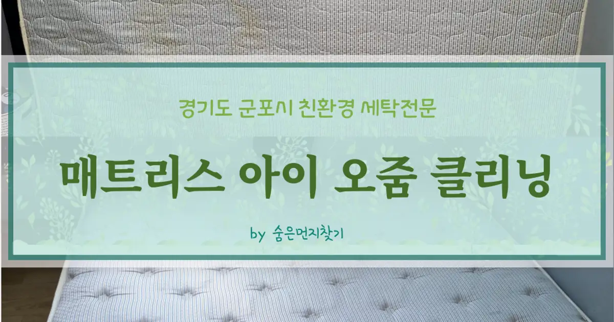 매트리스 아이 오줌 클리닝 골든케어 프리미엄 숨고 숨은고수