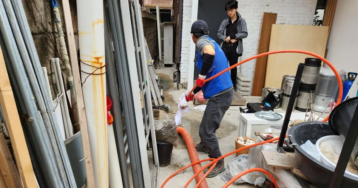 오수받이 하수관 고압세척 및 준설 지구배관클린 숨고 숨은고수