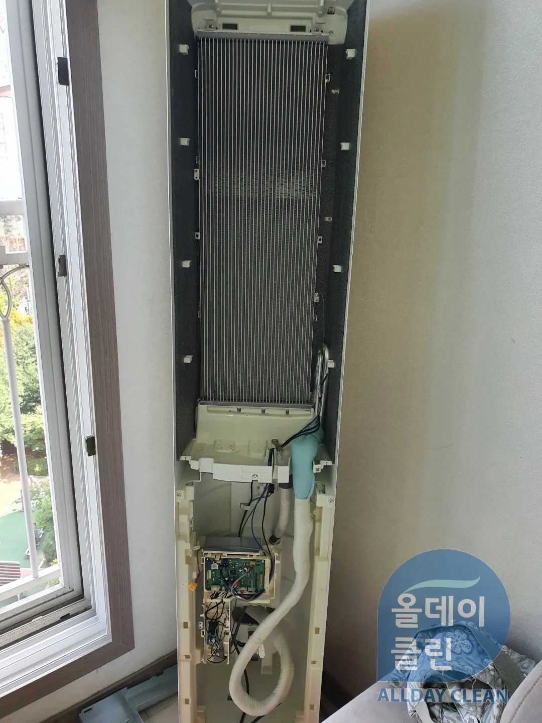 스탠드 에어컨청소 올데이클린 염실장 숨고 숨은고수