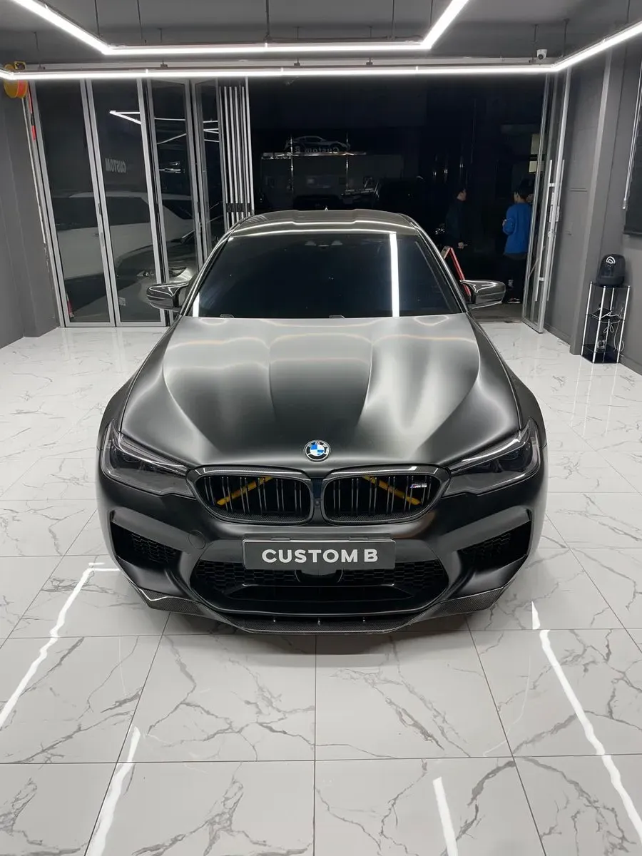 M5 사틴블랙 전체랩핑 Custom B 커스텀 비 숨고 숨은고수