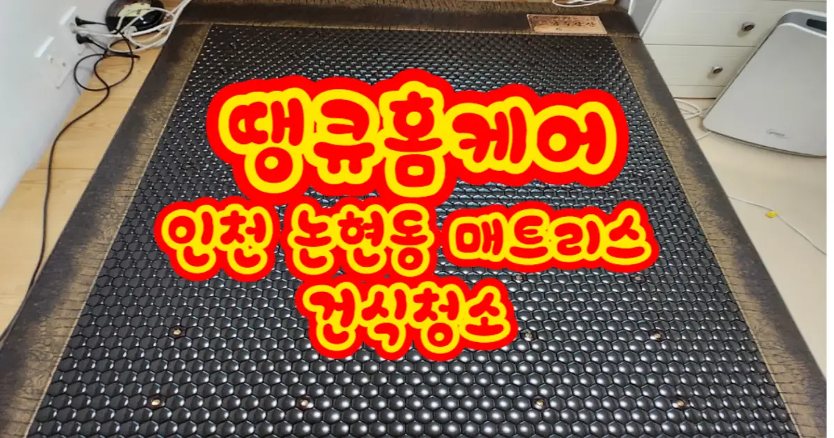 인천 논현동 매트리스 건식케어 땡큐홈케어 숨고 숨은고수