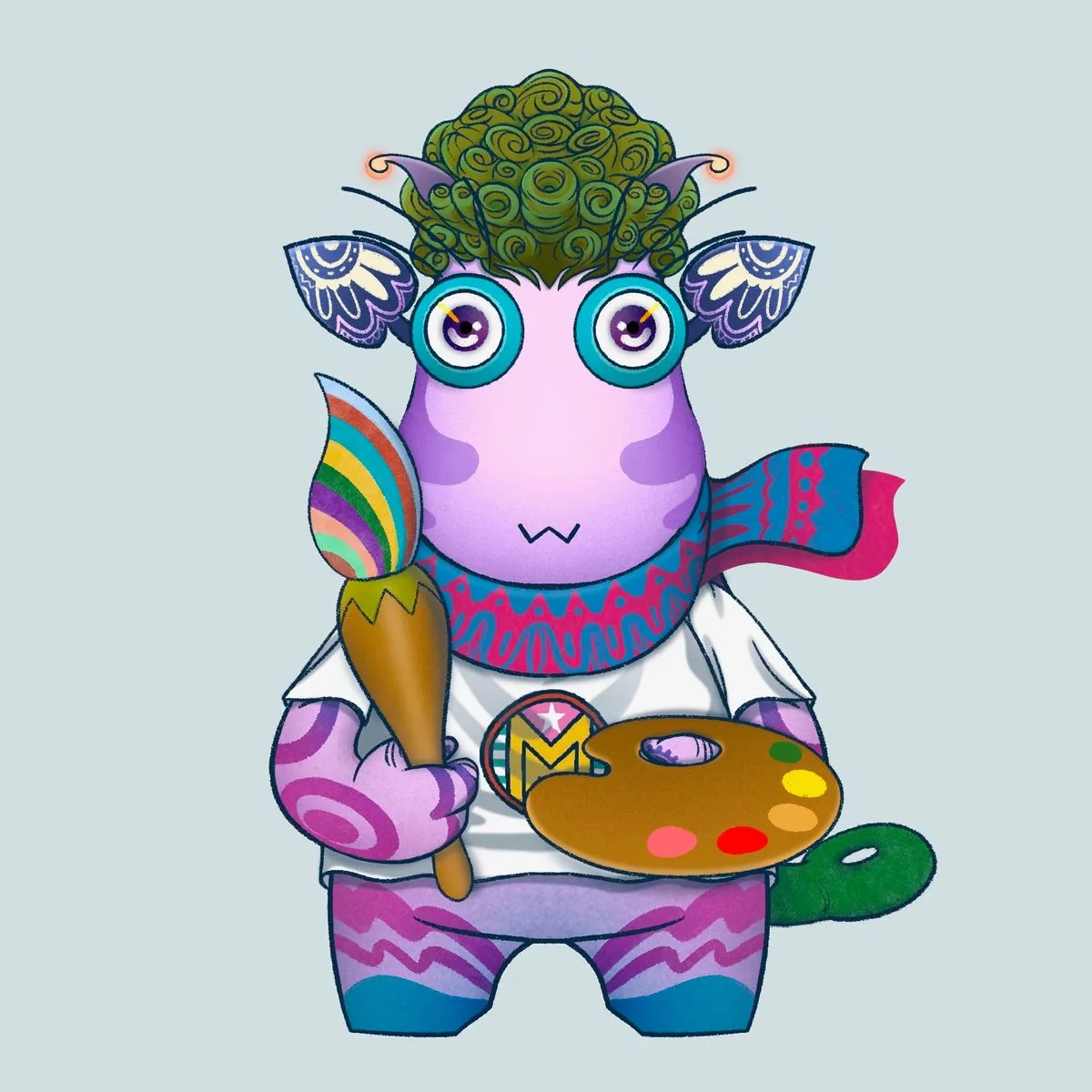 SK그룹, NFT ‘MONGMONG’ 캐릭터 / 김남영(파리파스텔) - 숨고, 숨은고수