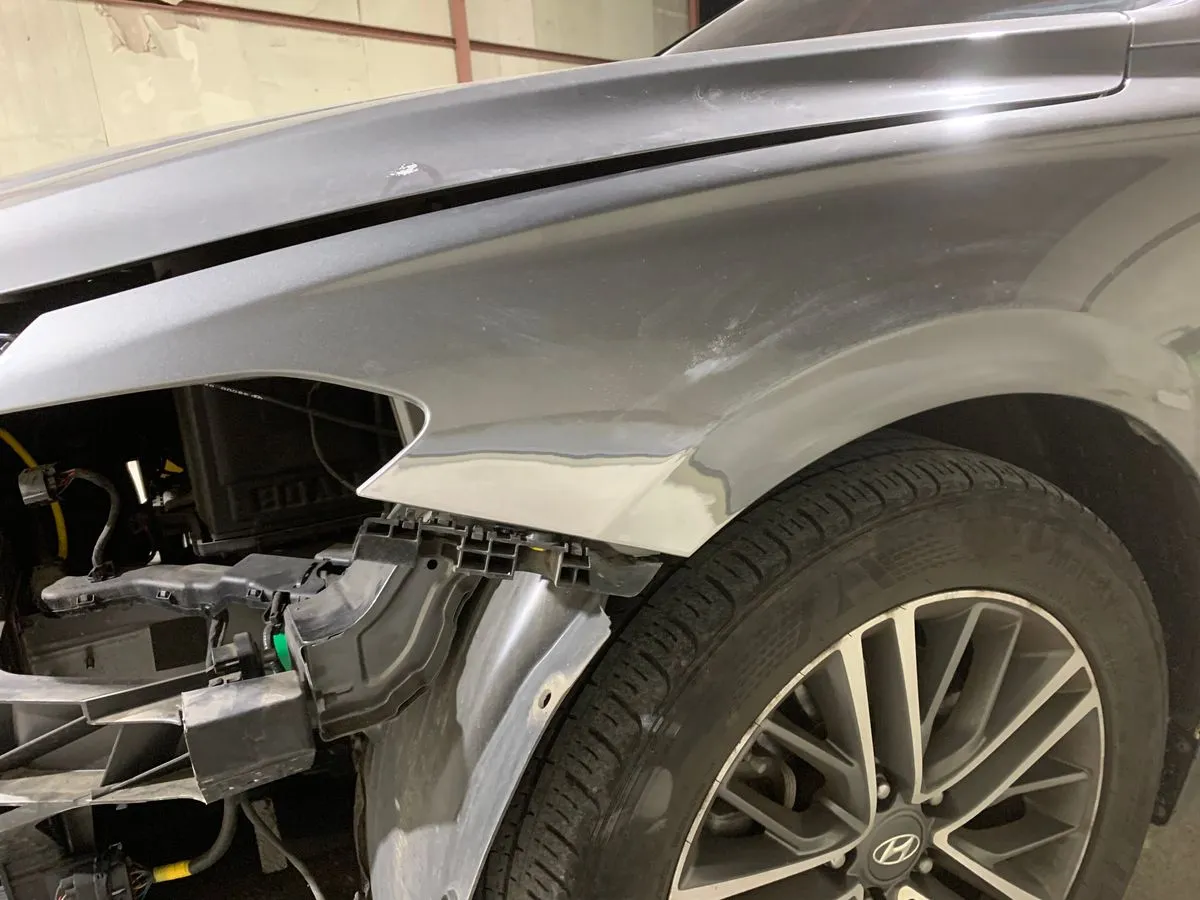 그랜져IG 전범퍼 전휀더 수리도장 / (주)브아뛰르 - 숨고, 숨은고수