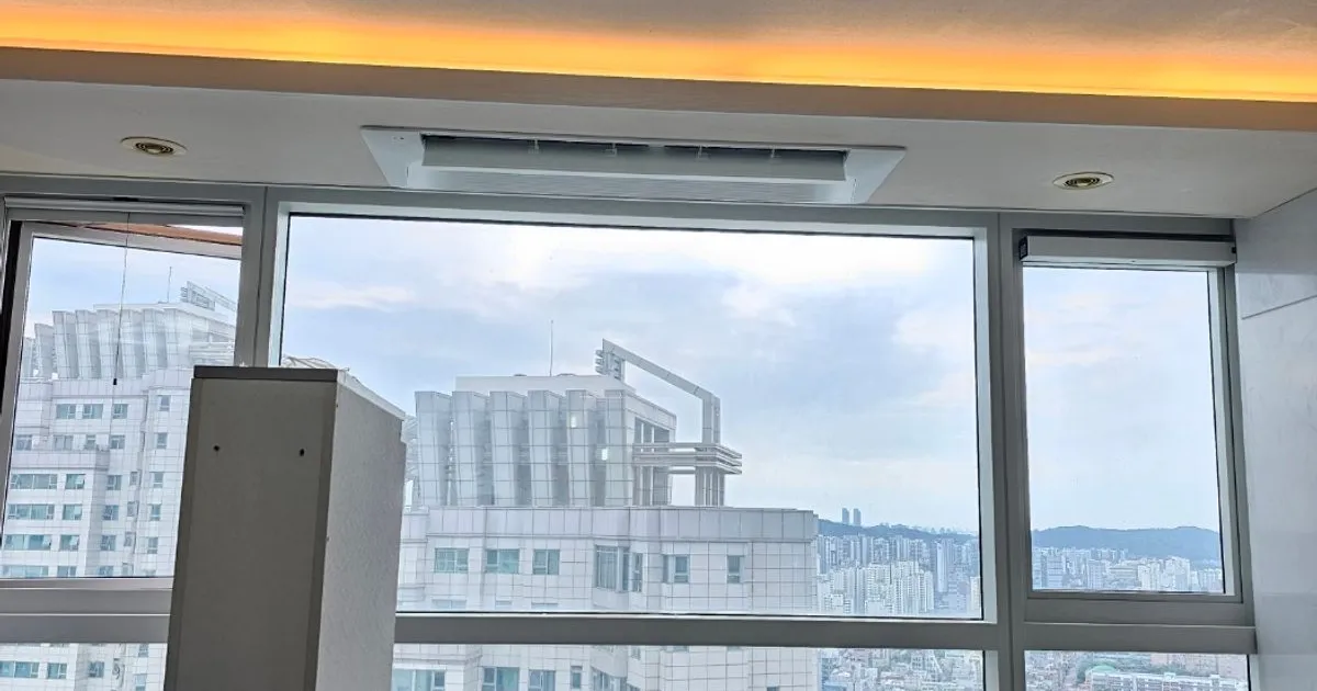 목동현대하이페리온 2차 시스템에어컨 4대 교체공실 시스템에어컨 천정형 설치 전문 진에어공조 숨고 숨은고수