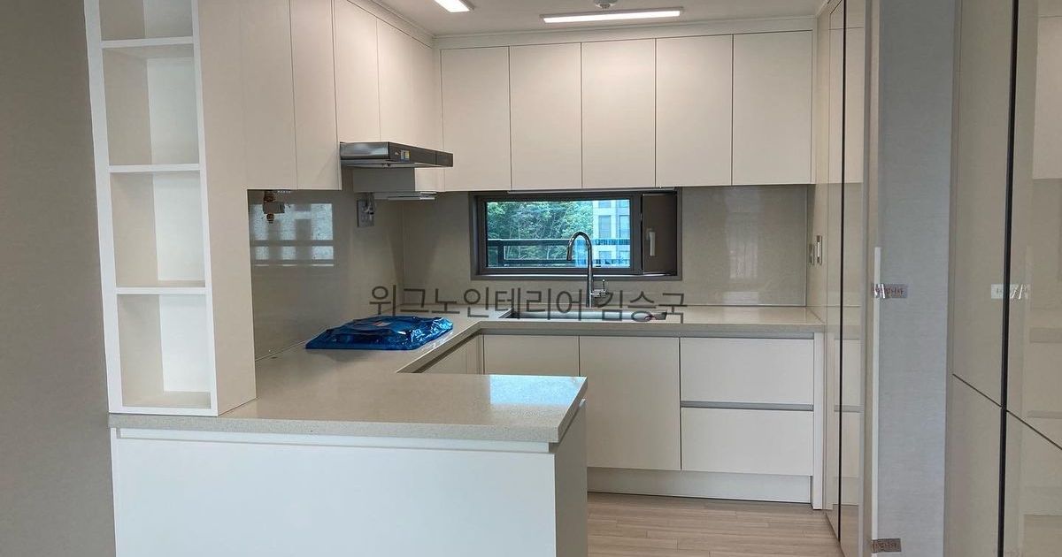 힐스테이트 광교산 싱크대 현대보닥 필름 시공 김승국 숨고 숨은고수