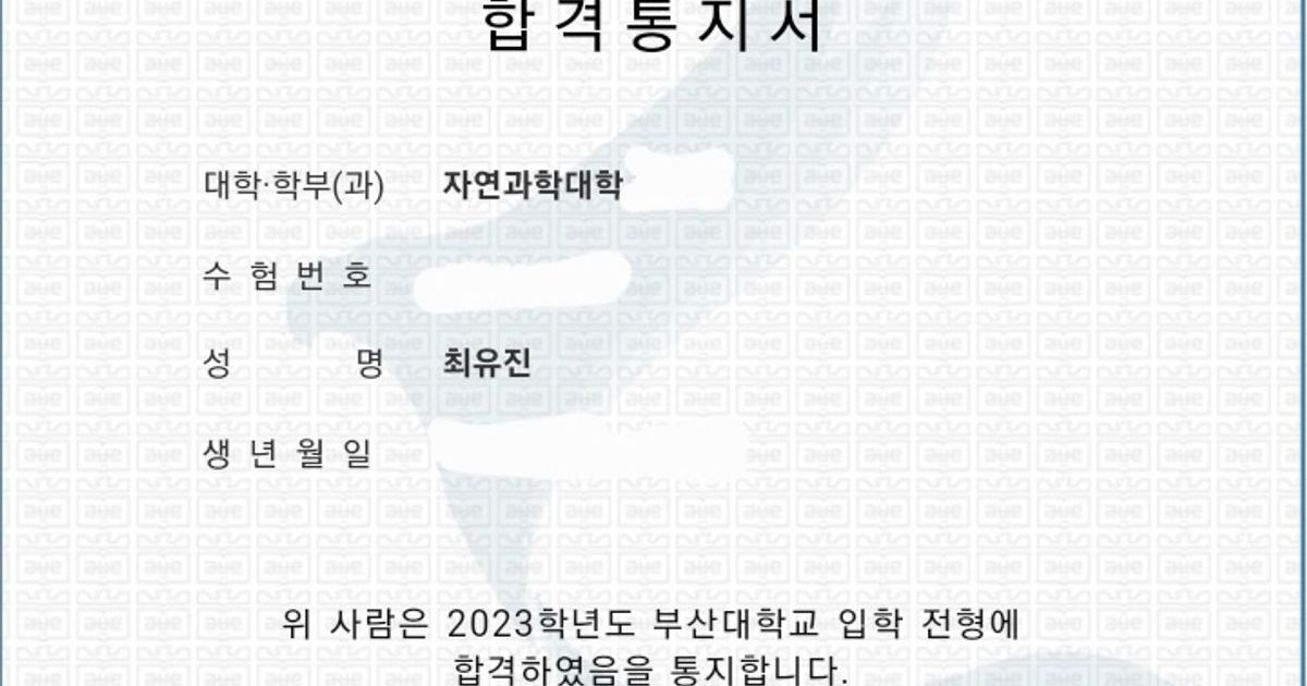 편입 합격증 최유진 숨고 숨은고수