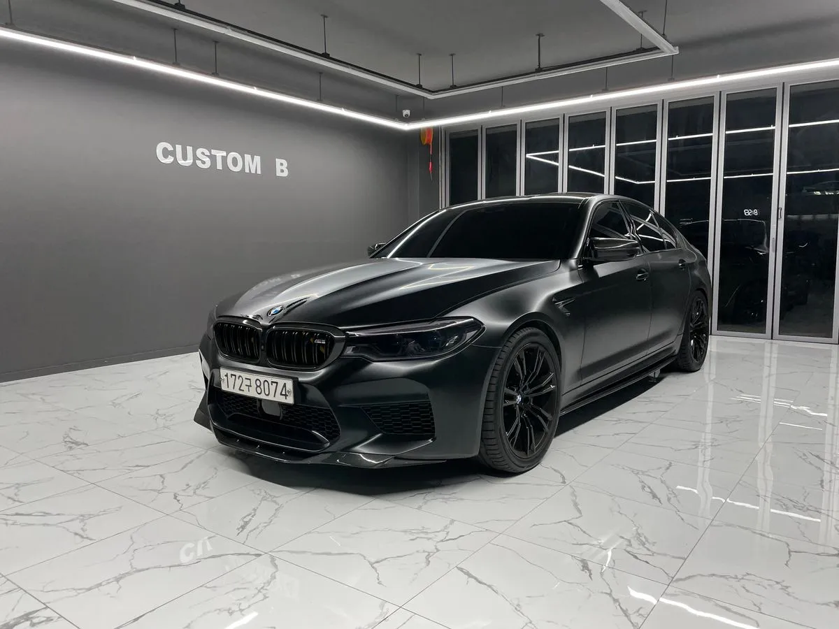 M5 사틴블랙 전체랩핑 Custom B 커스텀 비 숨고 숨은고수