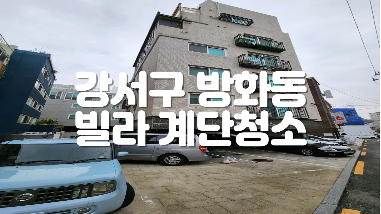 강서구 방화동 빌라 계단청소👍👍 청소안선생 숨고 숨은고수