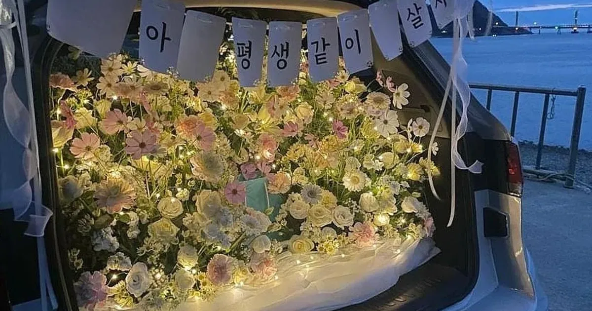 트렁크 프로포즈 프러포즈 꽃장식 전주꽃집 성산화원 숨고 숨은고수