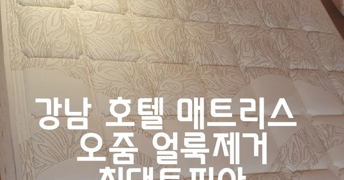 강남 매트리스 퀸킹 습식세탁 침대토피아 서울동부점 숨고 숨은고수