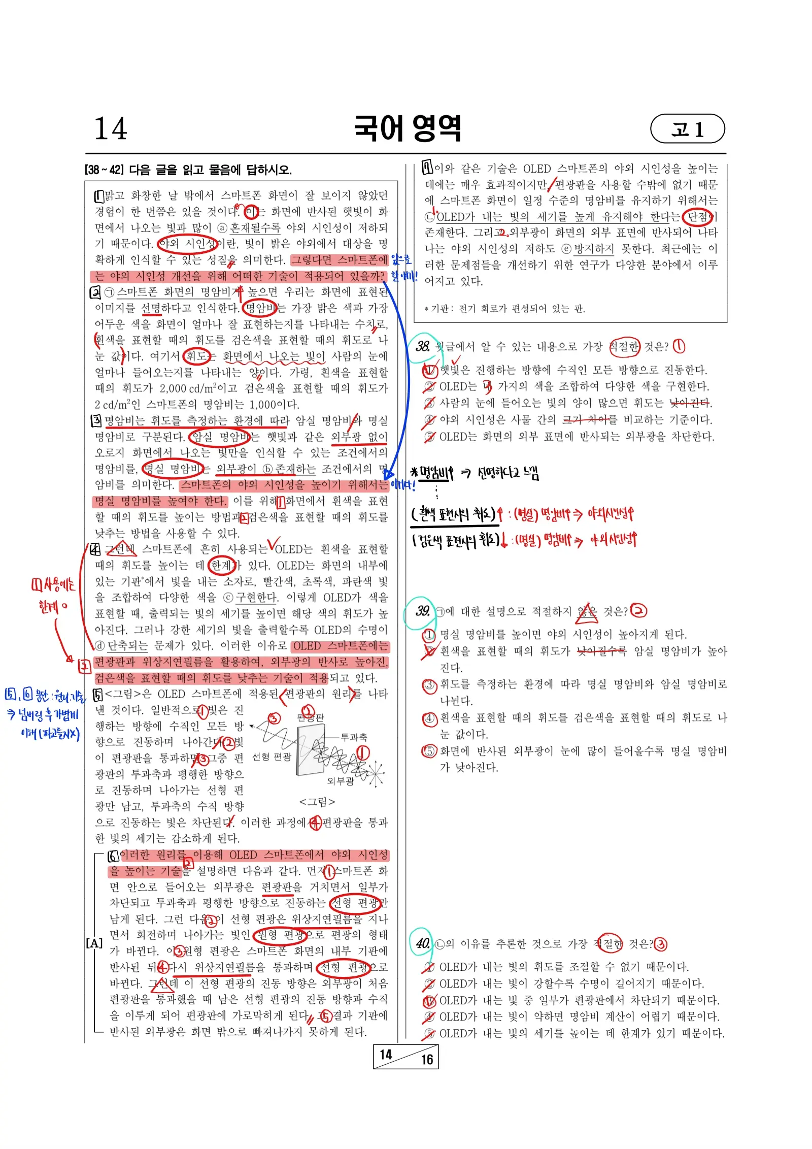 국어 모의고사 분석 김정민 숨고 숨은고수