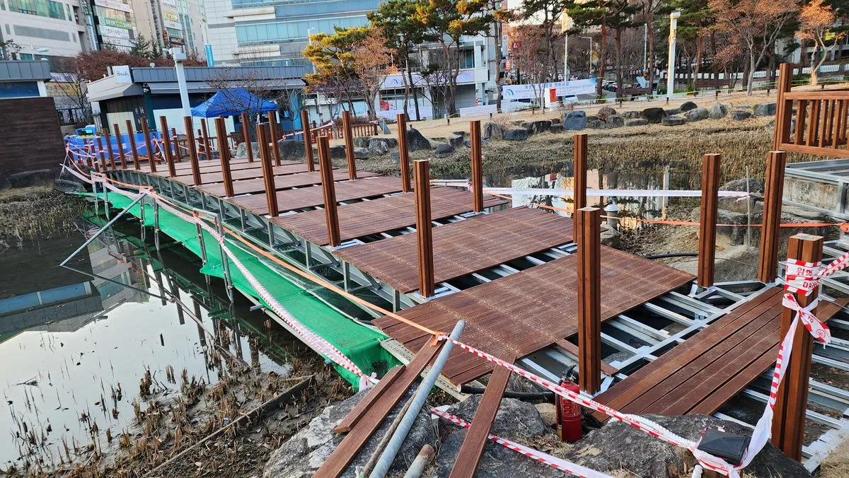 동춘당역사공원 데크보수공사 Msy코리아 숨고 숨은고수