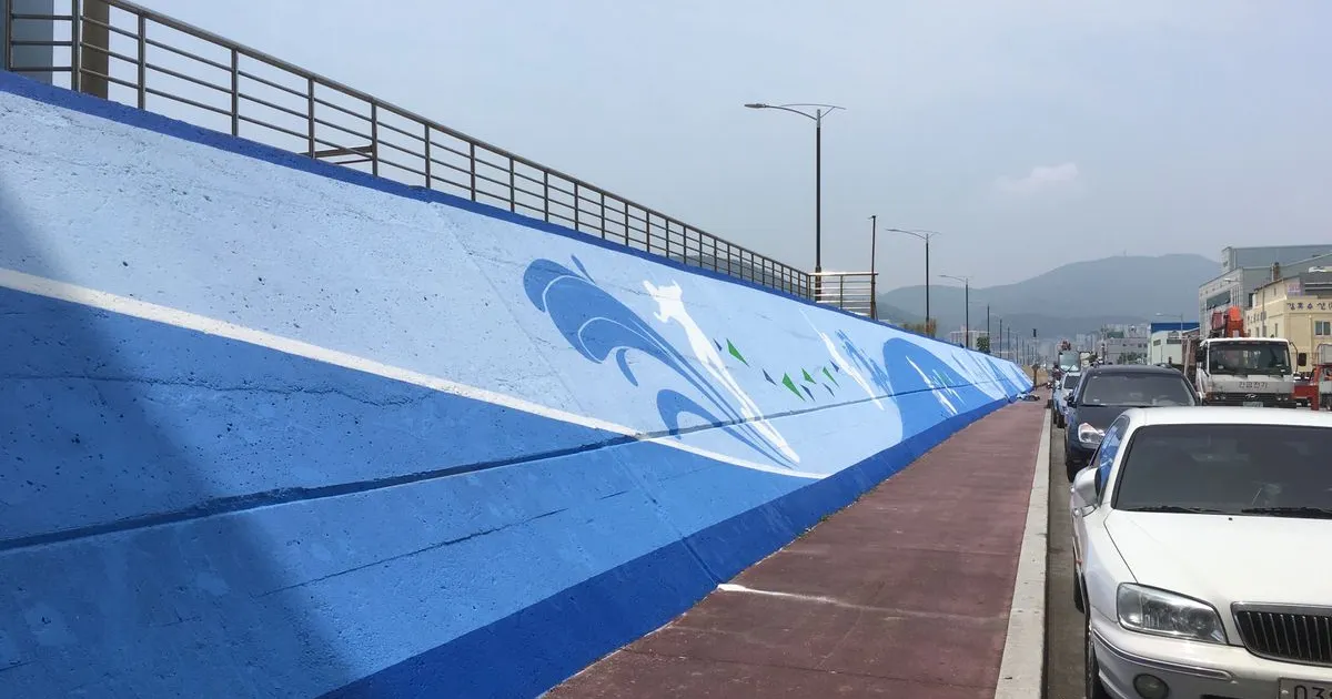 영도 브릿지수변테마공원 벽화 전창훈 숨고 숨은고수