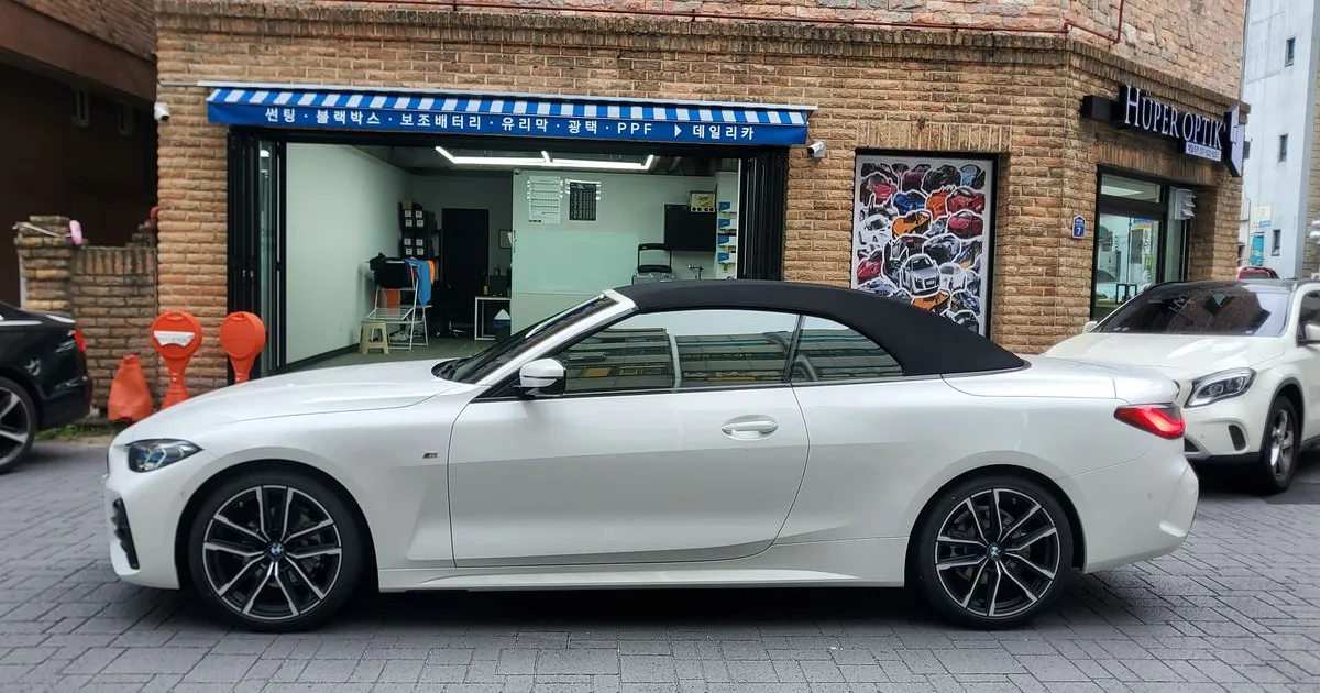 Bmw 4컨버터블 신차시공 데일리카썬팅후퍼옵틱글라스틴트솔라가드공식인증시공점 숨고 숨은고수
