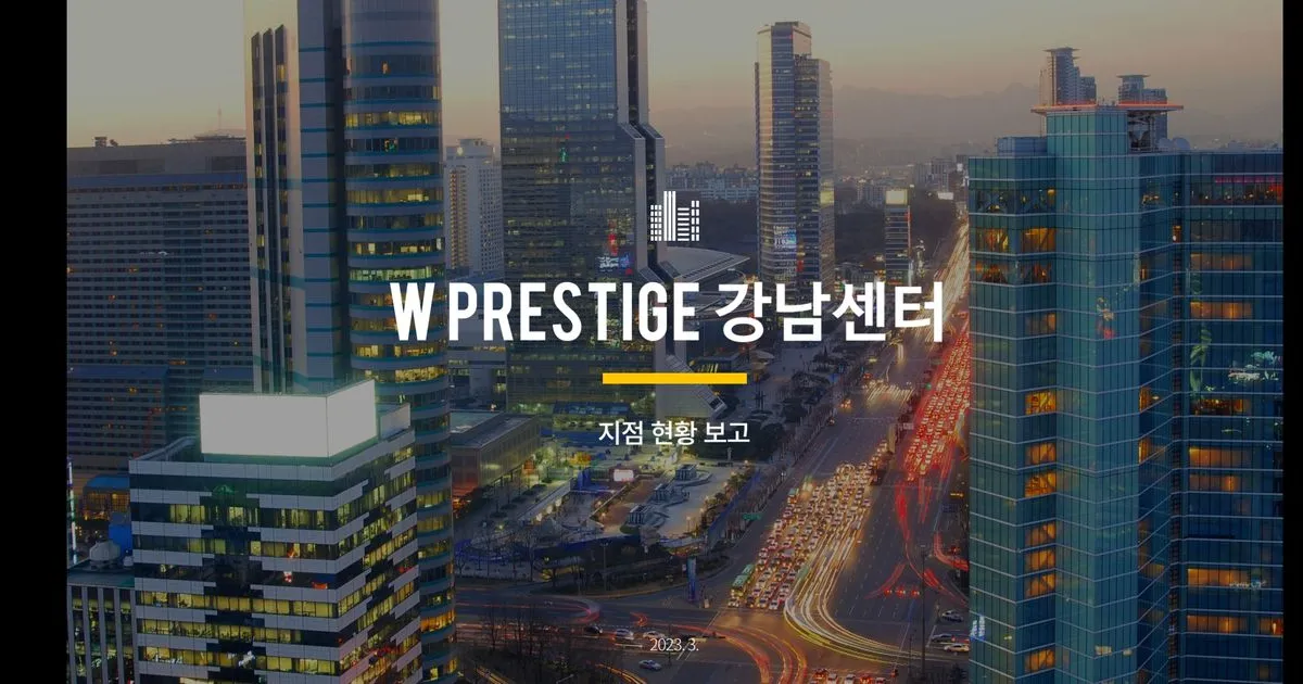 지점 현황 보고서 전윤지 숨고 숨은고수