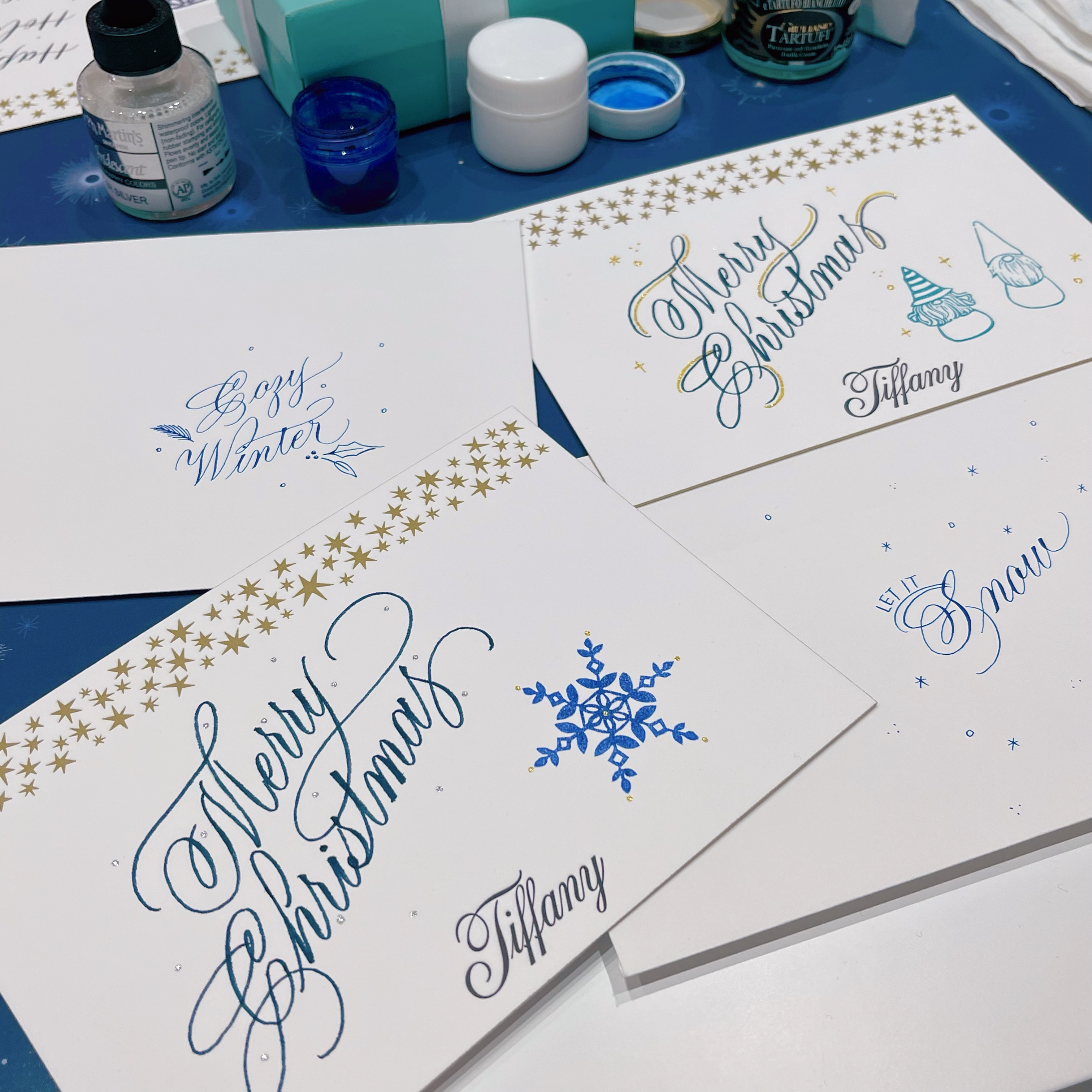 [티파니앤코] 더현대서울 라이브 캘리그라피 이벤트 / Jeeho Lettering - 숨고, 숨은고수