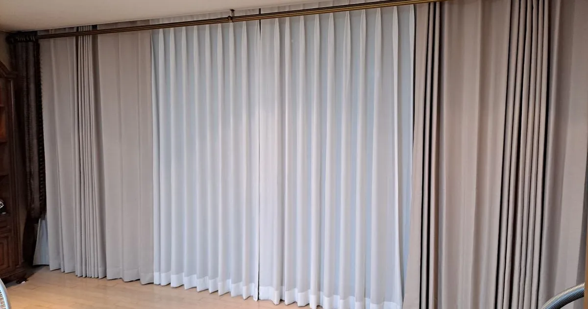 거실 쉬폰+암막,각방 암막 커튼 / (주)엘리브 커튼/블라인드 - 숨고, 숨은고수