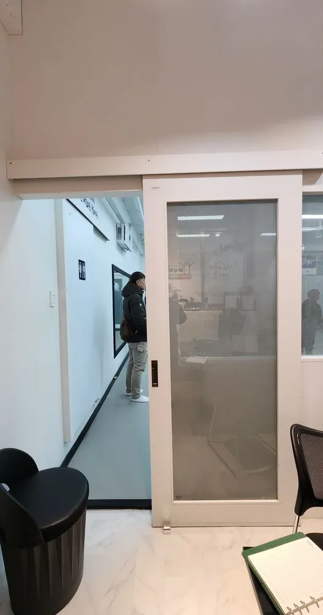 원주 하나리더 태권스쿨 슬라이딩 도어 수리 좋은공간 숨고 숨은고수