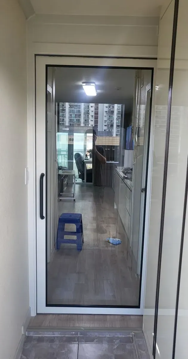 하안주공6단지 터닝도어 중문설치 윤명진 숨고 숨은고수