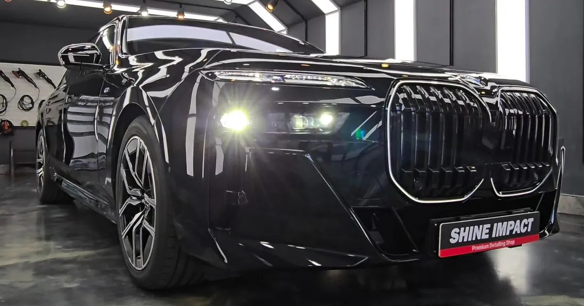 Bmw 740i 크롬죽이기 샤인임팩트 숨고 숨은고수