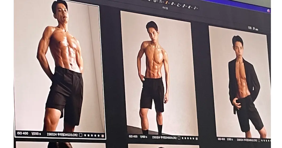 나이브 스튜디오 우o정 회원님 바디프로필 과정2 파주 김코치하민 코치 숨고 숨은고수