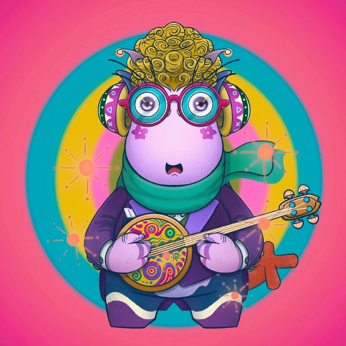 SK그룹, NFT ‘MONGMONG’ 캐릭터 / 김남영(파리파스텔) - 숨고, 숨은고수