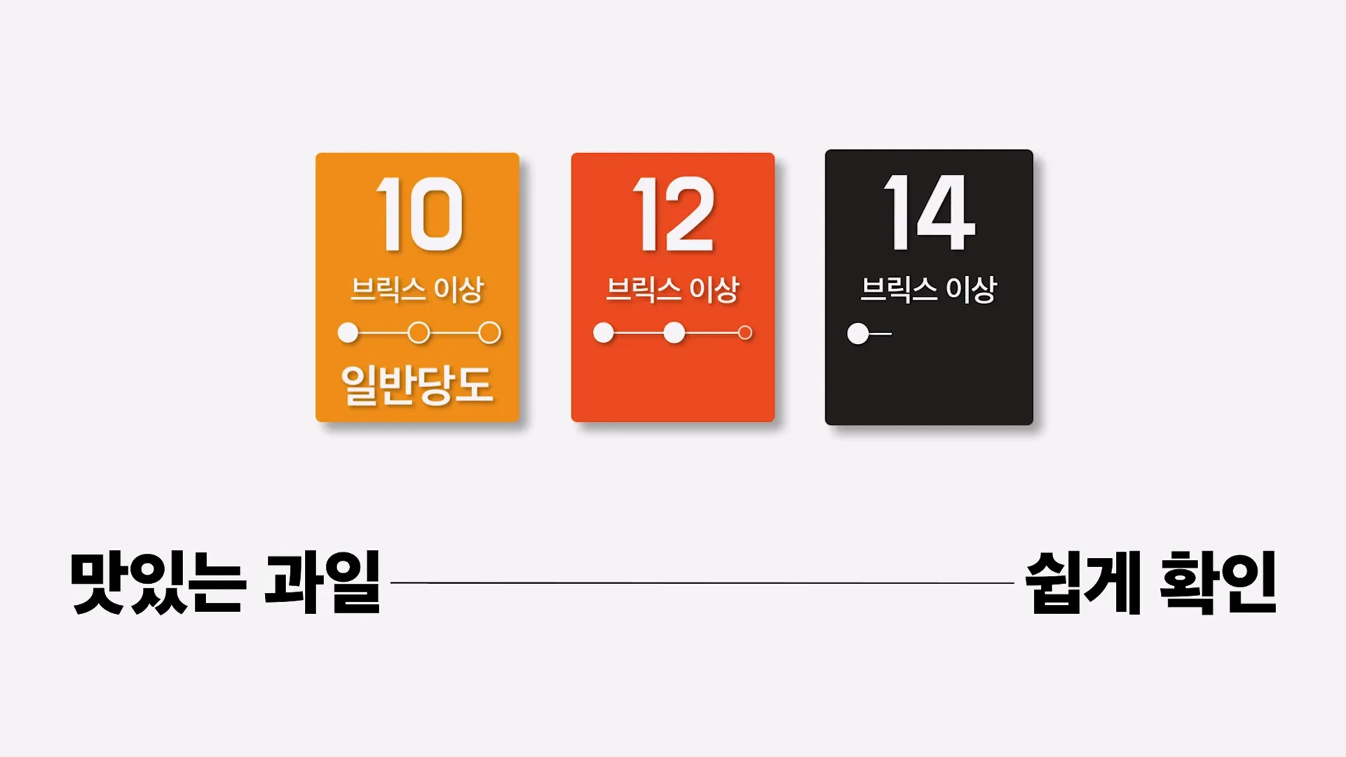 이마트에브리데이 과일당도보장제 타이포그래픽 제작 정성민 숨고 숨은고수