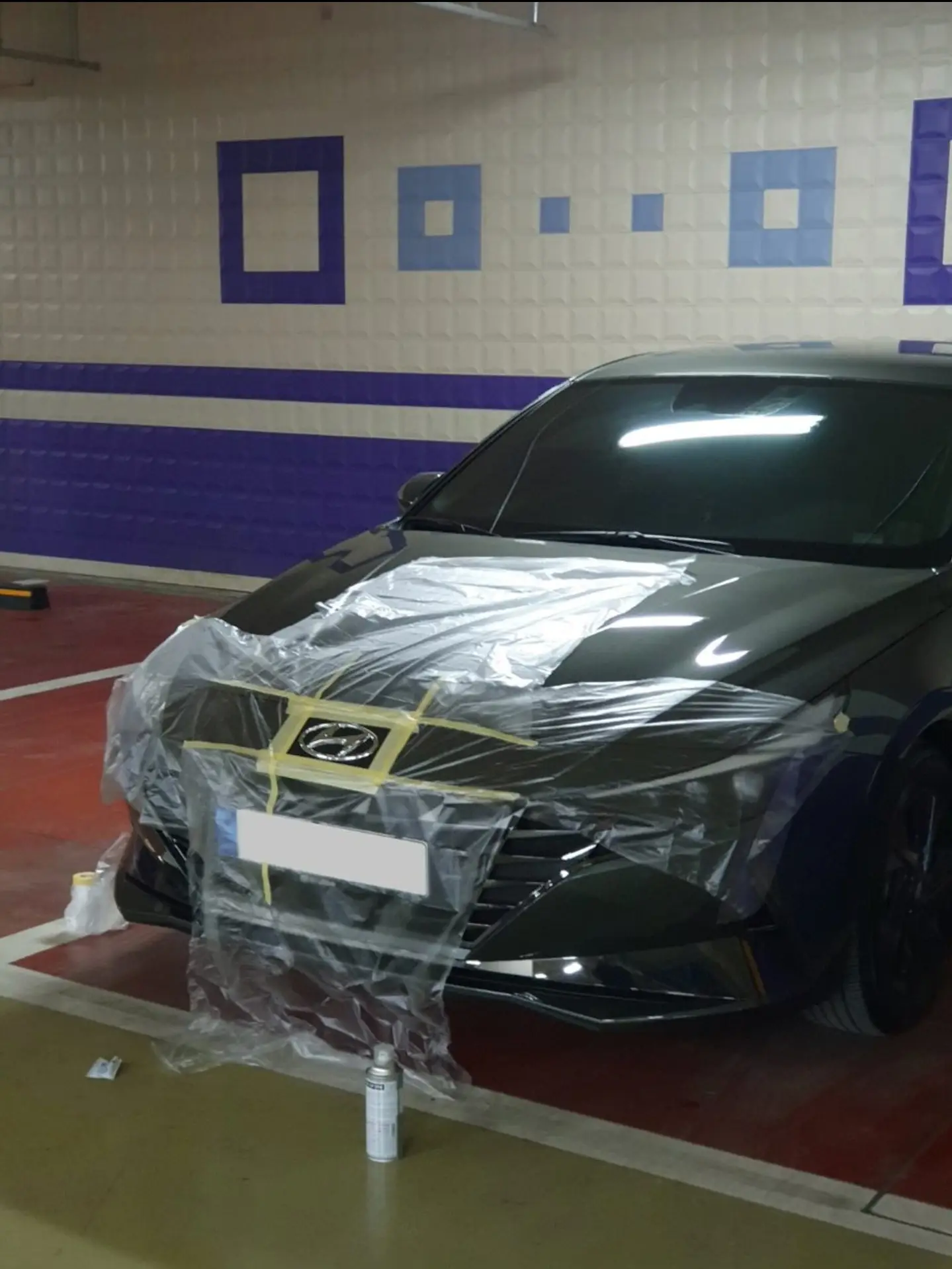 현대 아반떼(CN7) 냉각수 점검 및 포인트랩핑, 세차 / basement4 - 숨고, 숨은고수