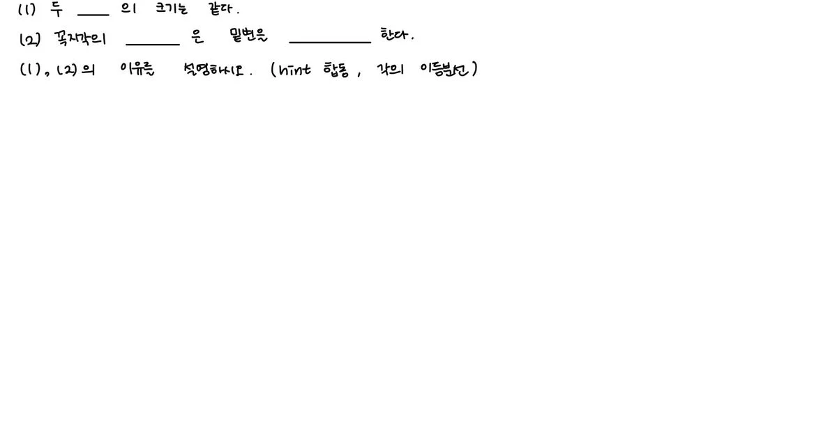 직접 만든 데일리테스트 이유민 숨고 숨은고수
