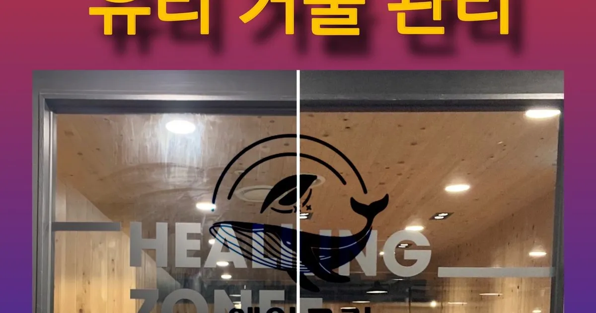 시흥동 헬스장 디지피트니스 유리 거울 청소 웨일크린 숨고 숨은고수