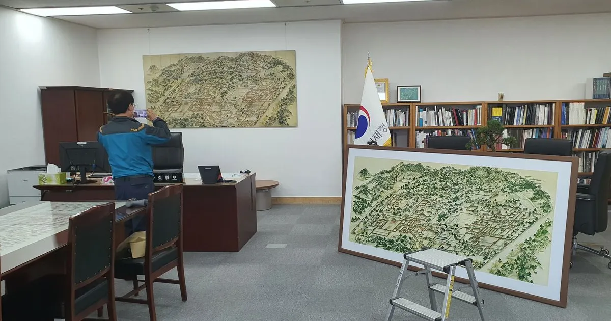 관공서 초대형 액자 납품 씨비엔 플러스 숨고 숨은고수