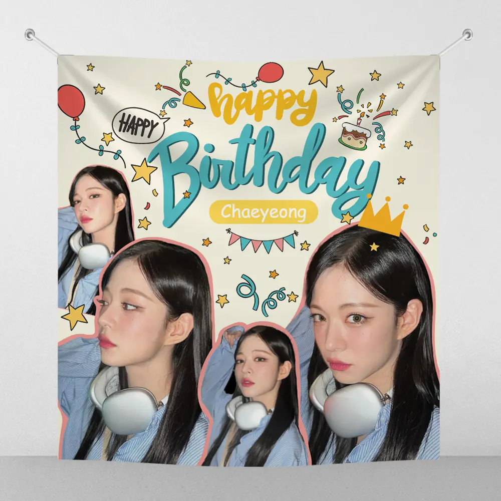 아이돌 생일set 디자인포스터현수막종이컵배너 Grida 숨고 숨은고수