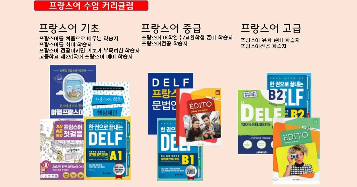 프랑스어 수업 커리큘럼 Yann 숨고 숨은고수