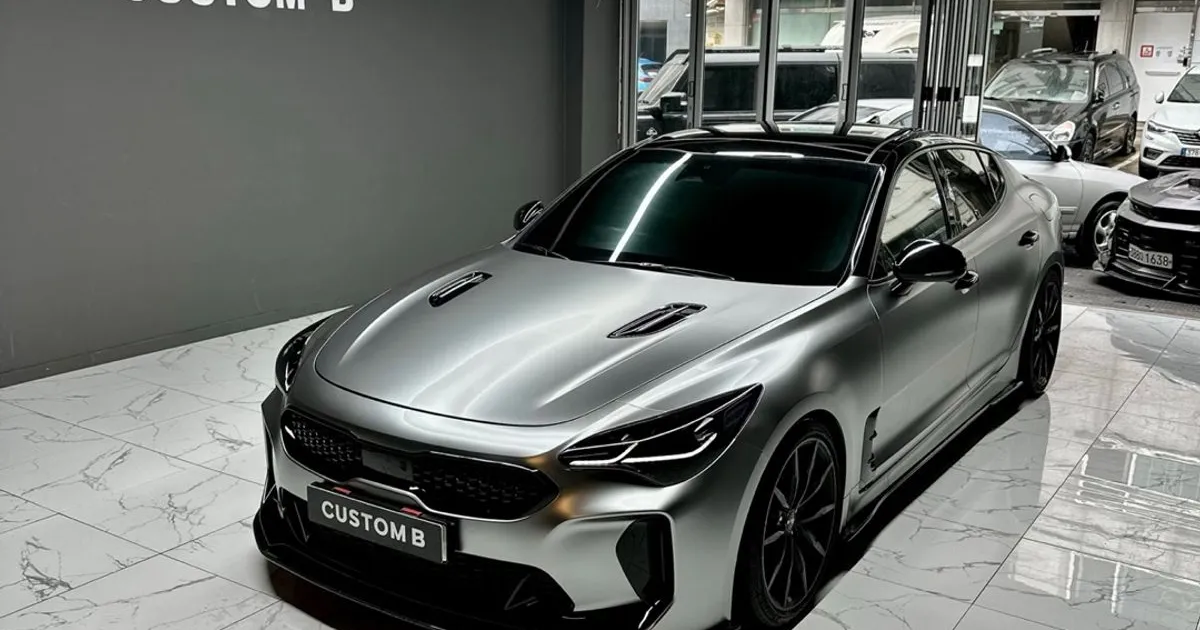 스팅어 전체랩핑 Custom B 커스텀 비 숨고 숨은고수