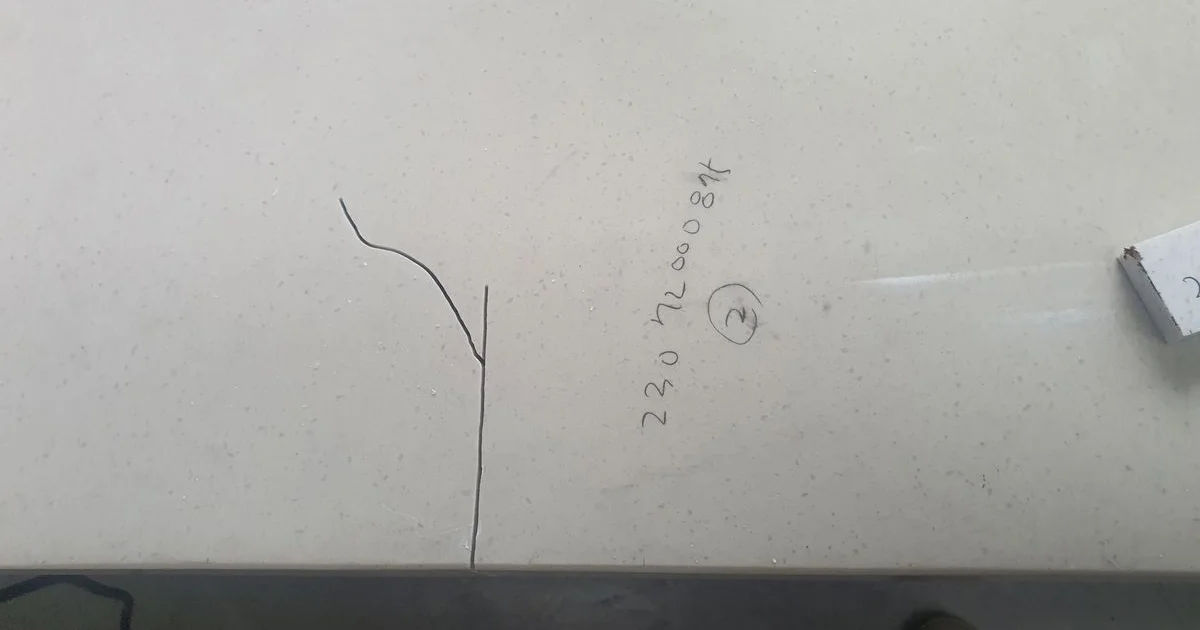 싱크대 상판 대리석 크랙 수리 김준성 숨고 숨은고수