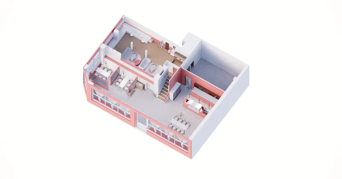 거제 오비리 멀티카페 인테리어 투시도 작업 Id Interior Design 숨고 숨은고수