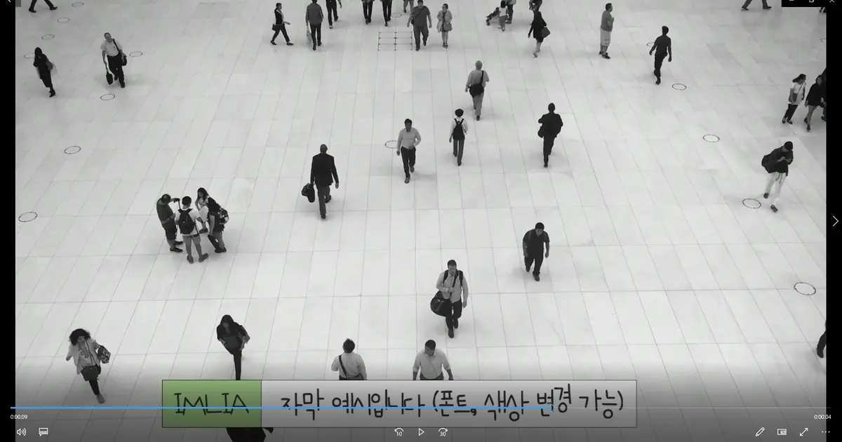 자막 제작 포트폴리오 임은혜 숨고 숨은고수