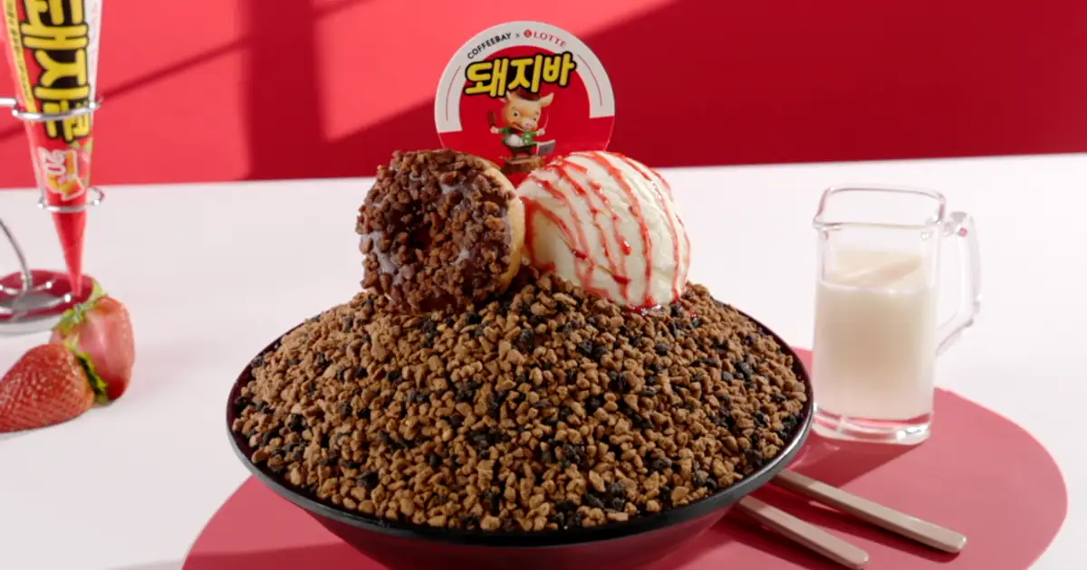 Coffeebay X Lotte 콜라보 돼지바 빙수영상 크리에이티브랩 숨고 숨은고수