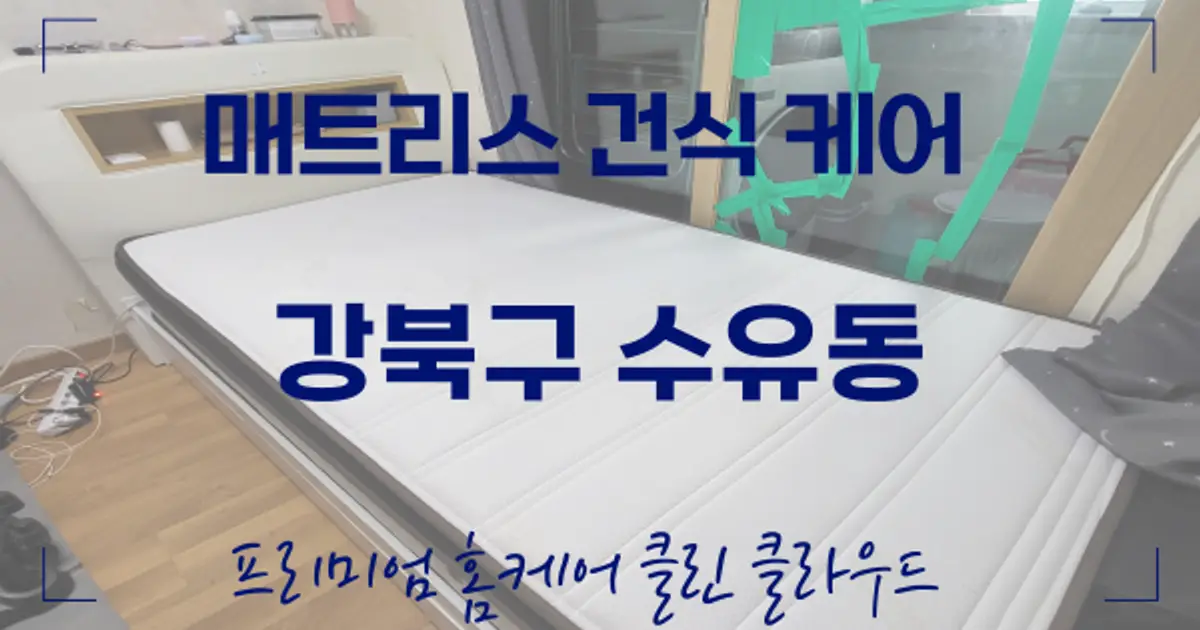 강북구 수유동 매트리스 케어 클린클라우드 숨고 숨은고수