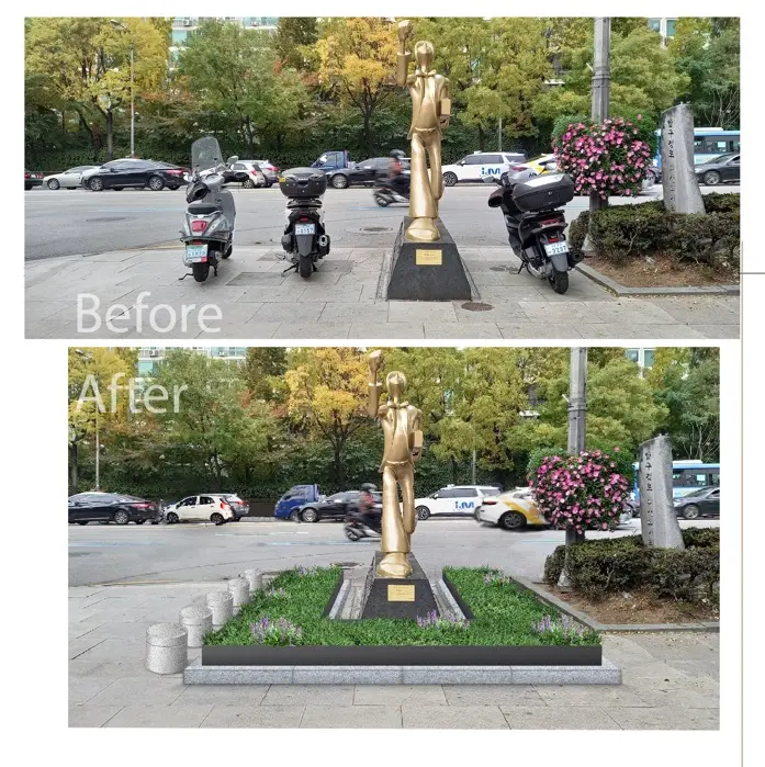 옥외광고 디자인 삼미기획 숨고 숨은고수