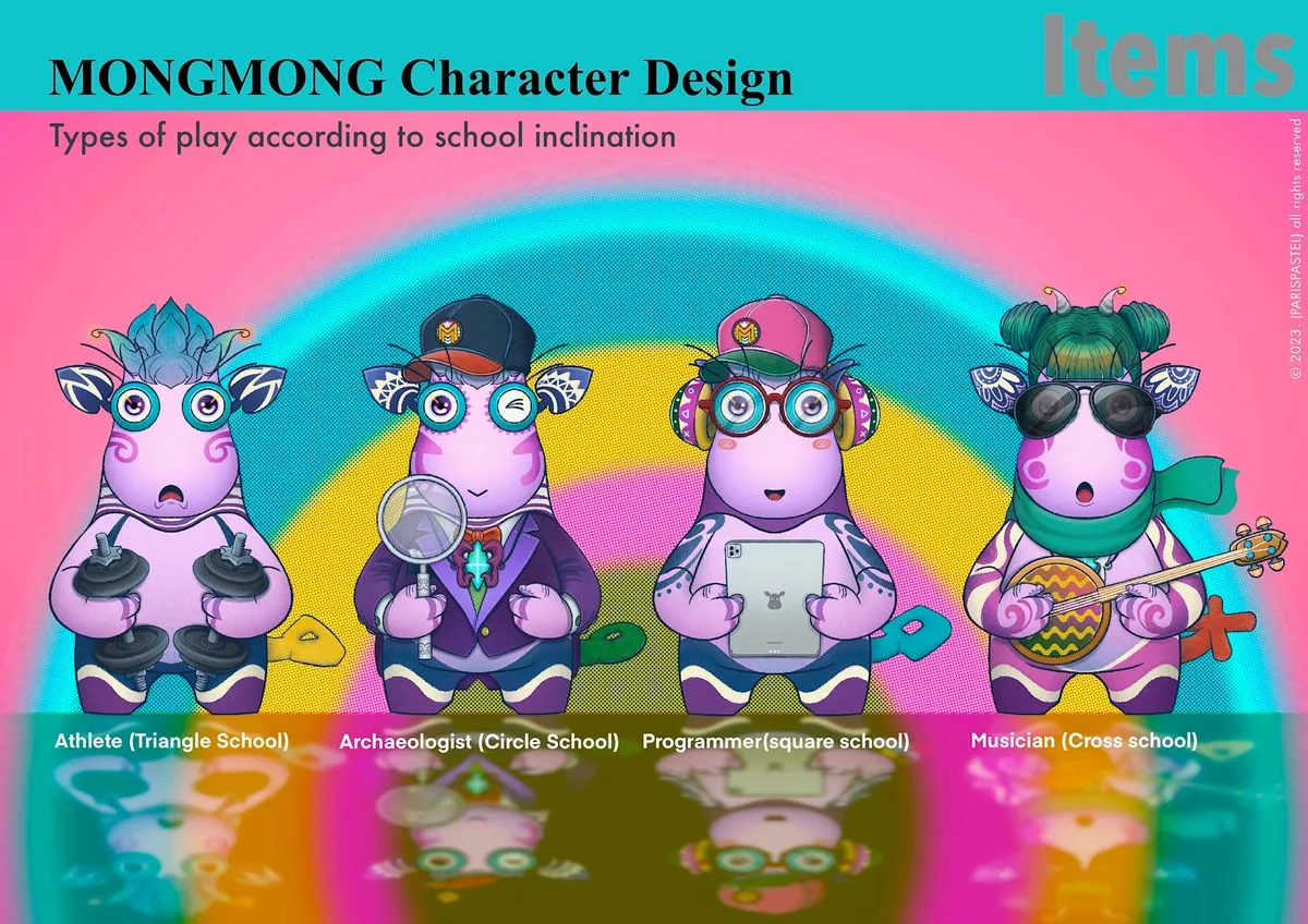 SK그룹, NFT ‘MONGMONG’ 캐릭터 / 김남영(파리파스텔) - 숨고, 숨은고수