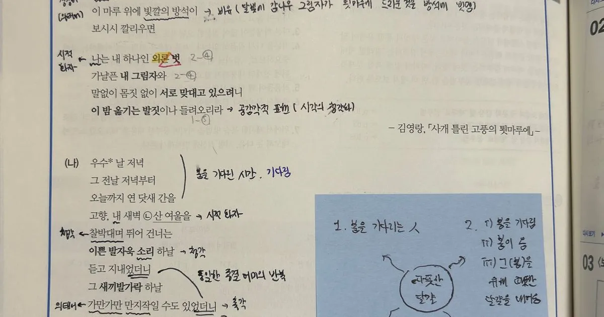 고등국어 성주연 숨고 숨은고수