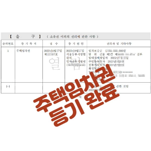 소유권이전등기 임차권등기명령 법인설립 등기온 숨고 숨은고수